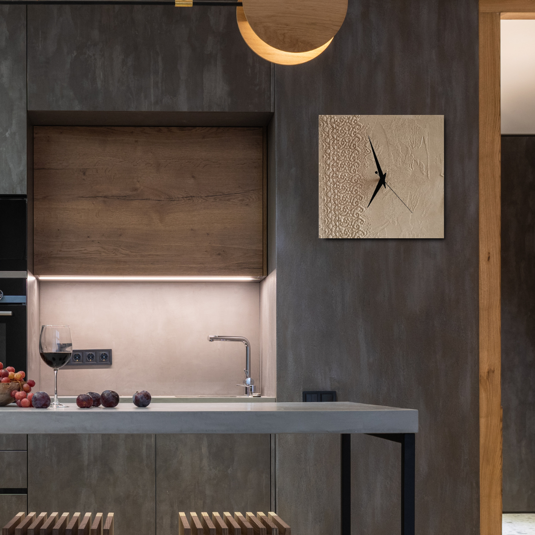 Orologio in Resina “Tempo” Texture Ricamo | Ecoover® Design